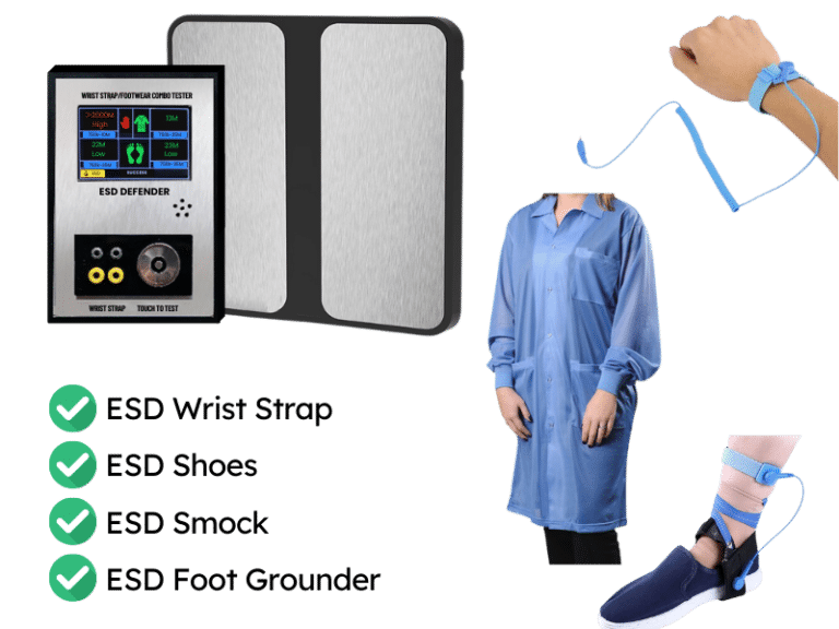 2025 Best ESD Combo Tester | Data Logging for Wrist & Footwear